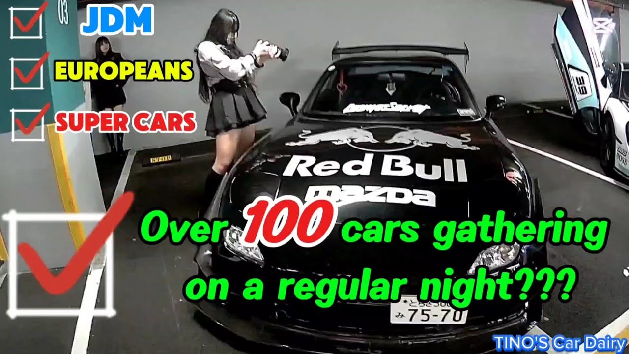 Over 100 cars gathering on a regular night? #jdm#europeans#supercars ...