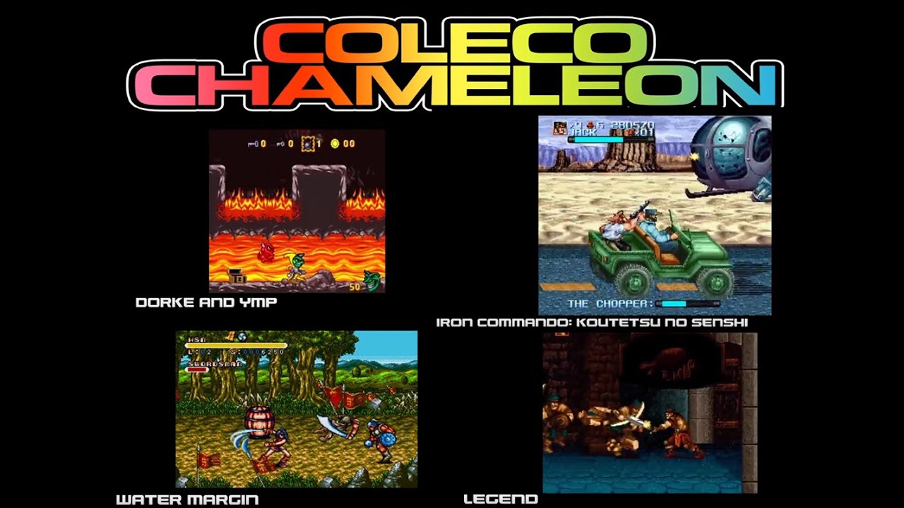 Coleco Chameleon Launch Games Are Here! - YouTube