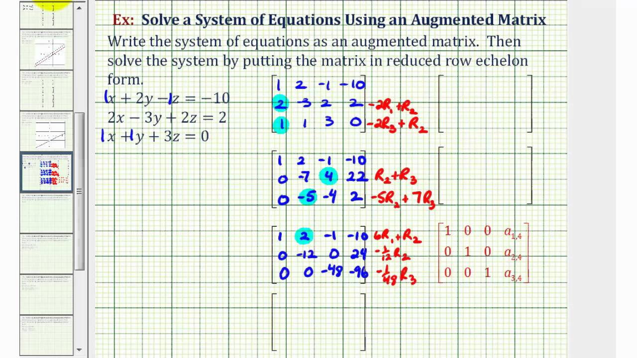  New Version Available Ex Solve A System Of Three Equations Using An