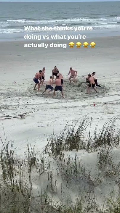 Guys Being Dudes Wrestling On The Beach - YouTube