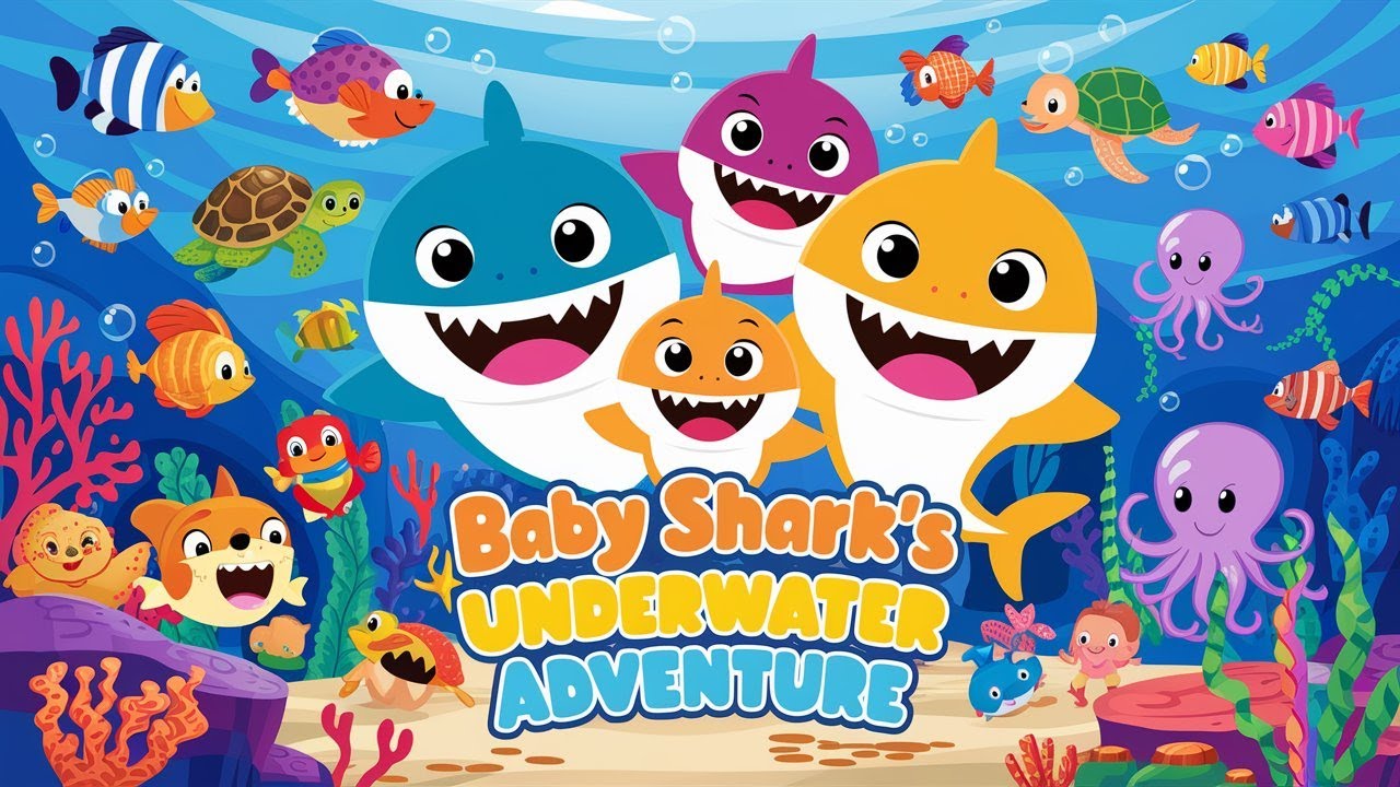 Baby Shark's Underwater Adventure | Ocean Songs | Pinkfong Songs for ...