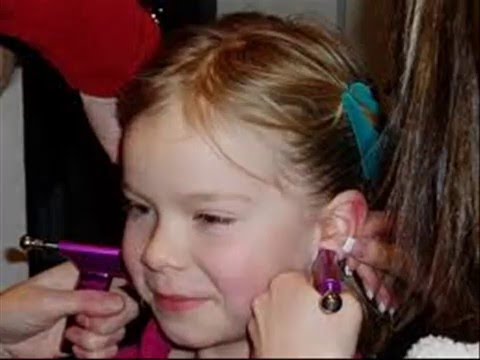 Claire's Ear Piercing Steps/Precedure! - YouTube