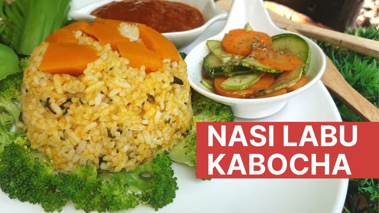 Labu kabocha kuning diolah jadi NASI TIM ??? Less oil dan Sehat, Yuk di ...