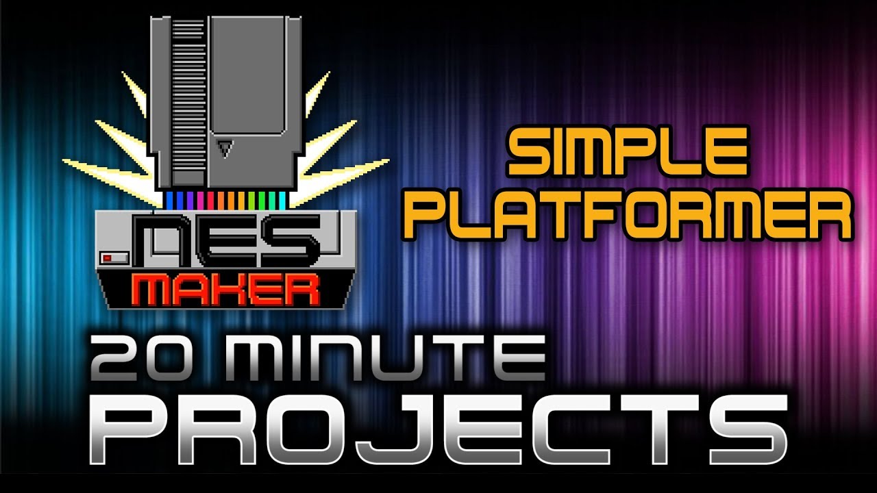 NESmaker 20 minute projects: SIMPLE PLATFORMER - YouTube