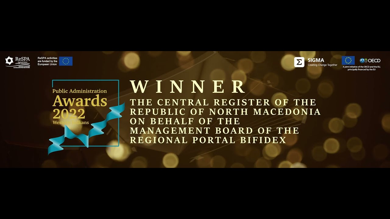 Central Register of the Republic of North Macedonia - YouTube