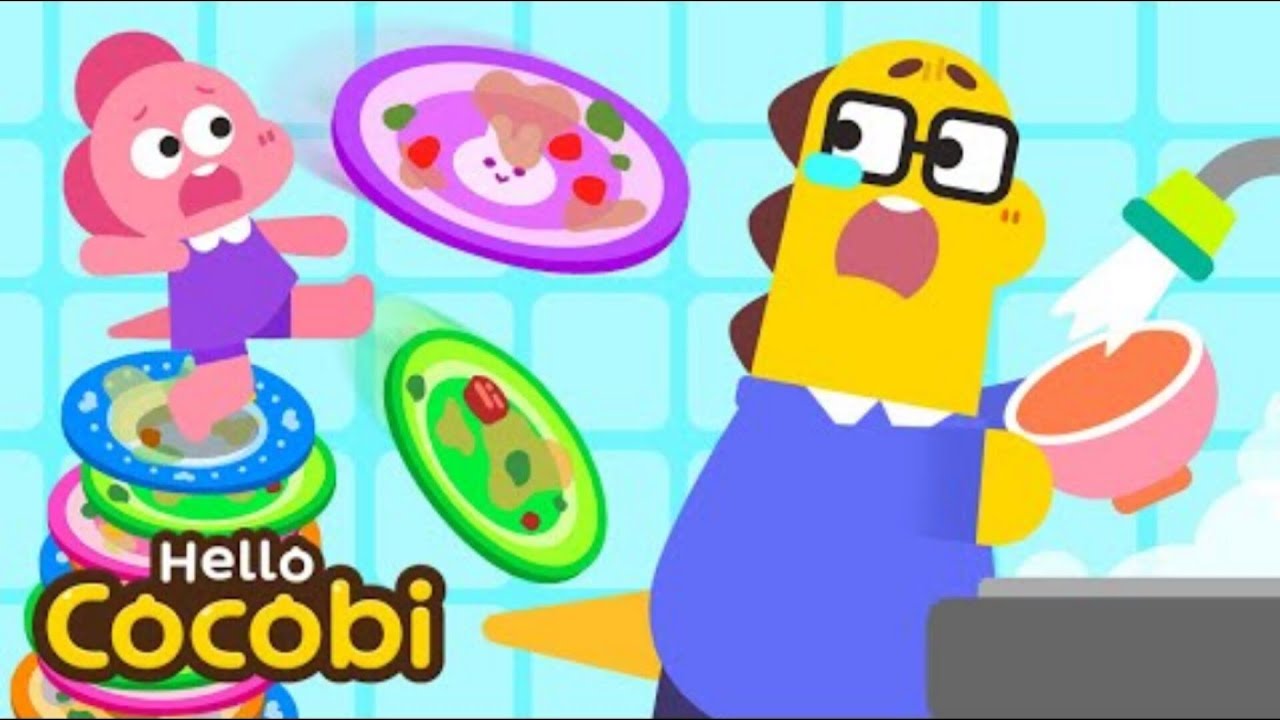 Cocobi Home Cleanup! We learn to clean the house and play games - YouTube