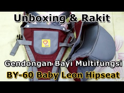 Unboxing Gendongan Bayi Multifungsi Baby Leon Hipseat BY-60