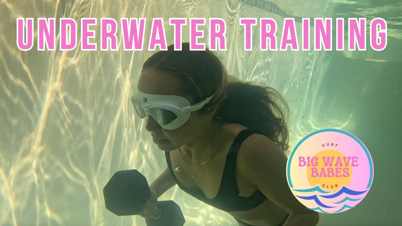How to Pool Train Underwater for Surfing Bigger Waves - YouTube