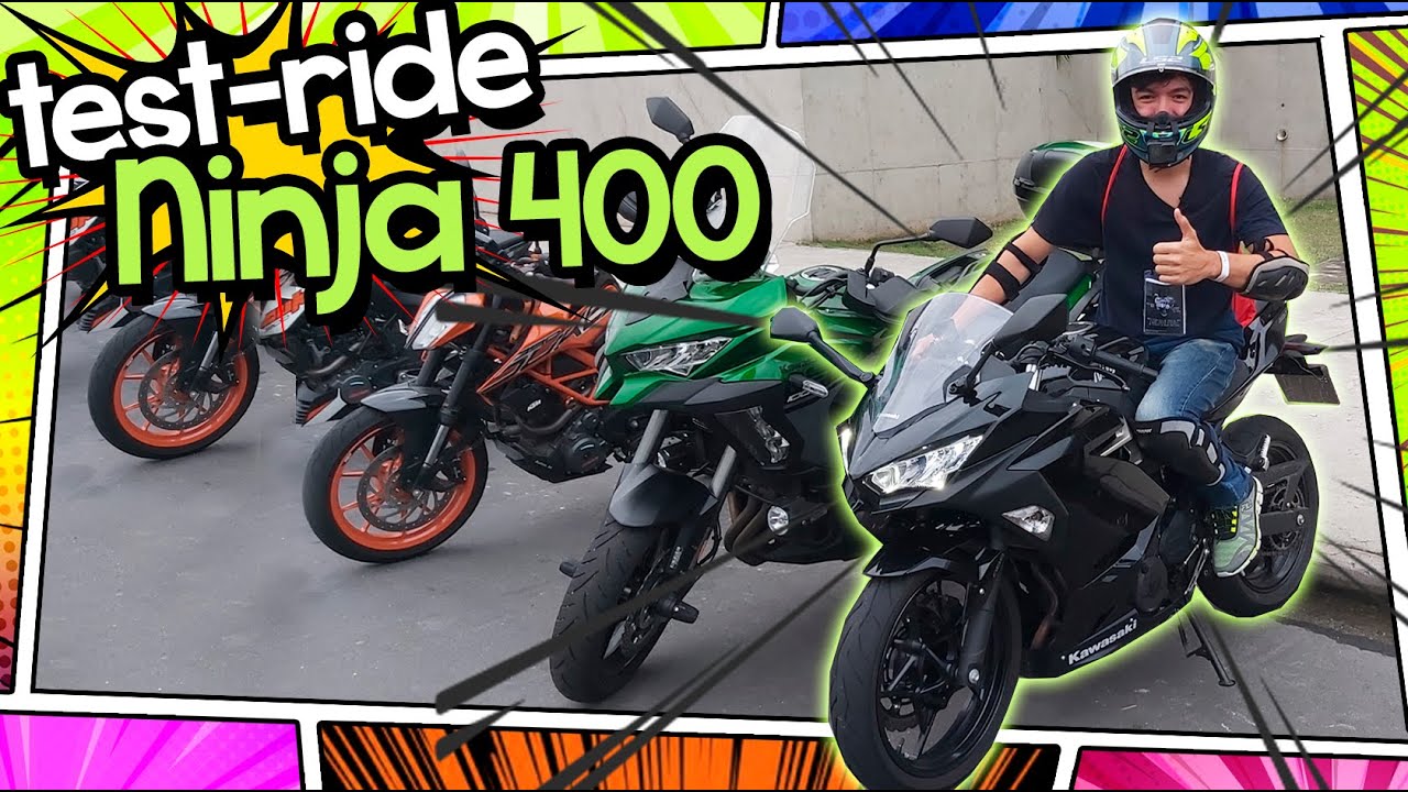 KAWASAKI NINJA 400 - Test ride no SDR2019 - YouTube
