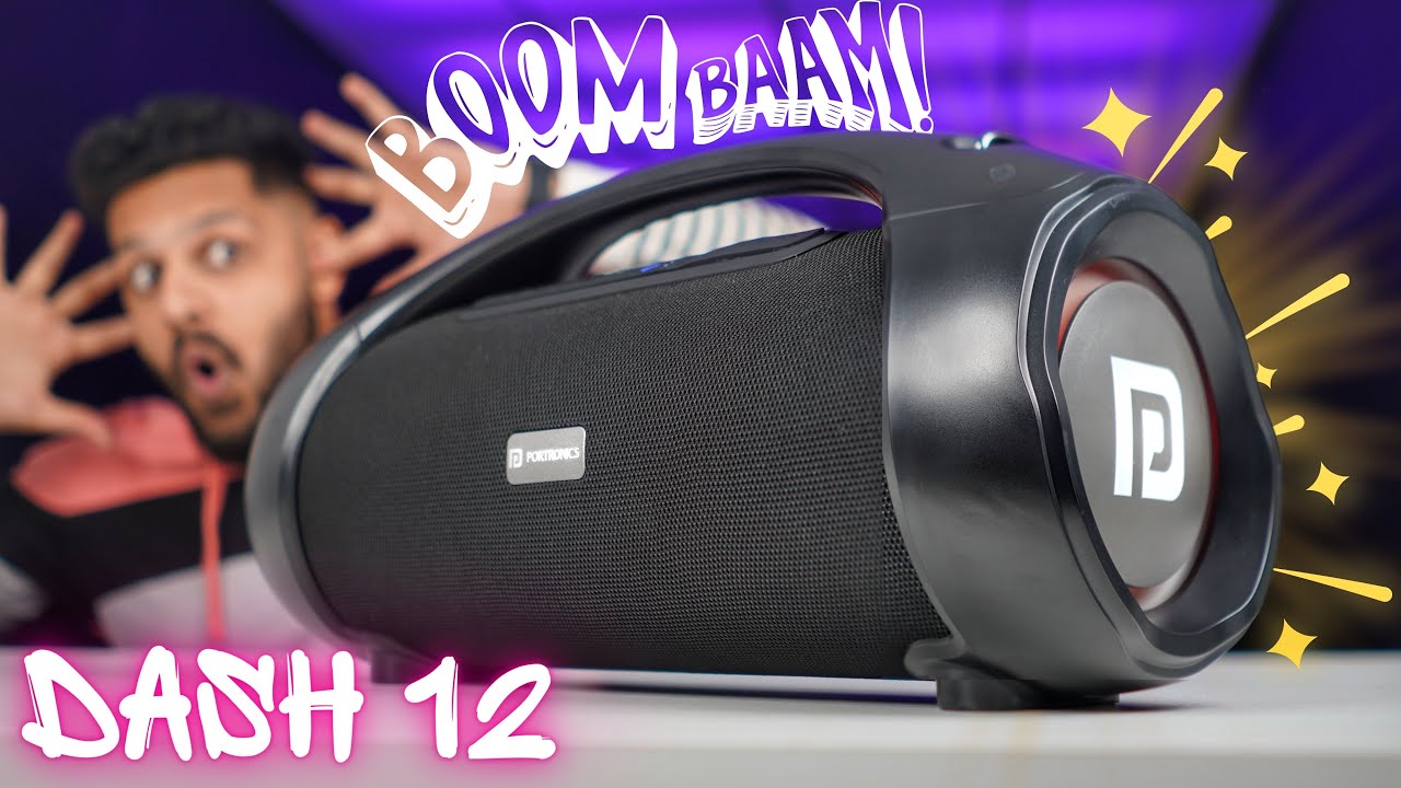 Portronics Dash 12 Unboxing & Review - 🤯 powerful party speaker ⚡️ ...