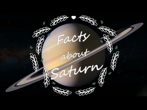 Facts about Saturn - YouTube