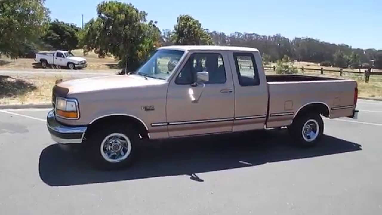 1993 Gold Ford F-150 Truck Walkaround - YouTube