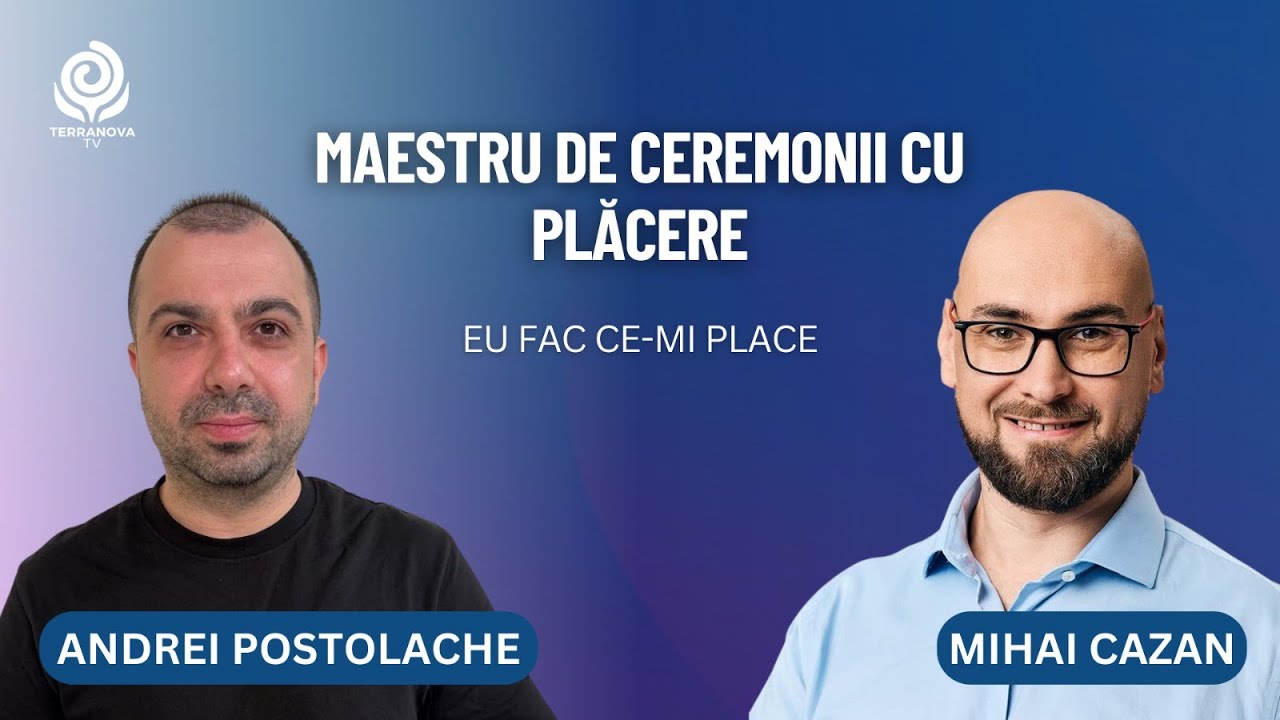 Maestru de ceremonii cu plăcere | Mihai Cazan și Andrei Postolache | Eu ...