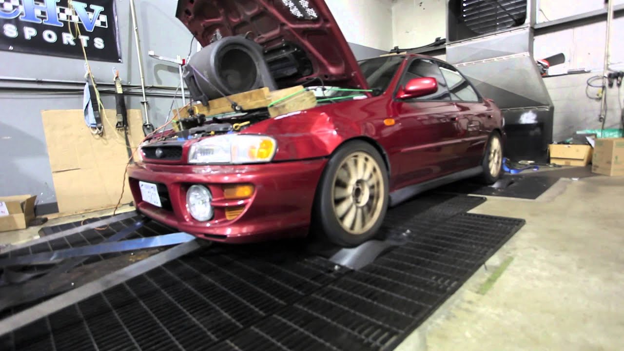 2000 Subaru Impreza RSTi Dyno Run - YouTube