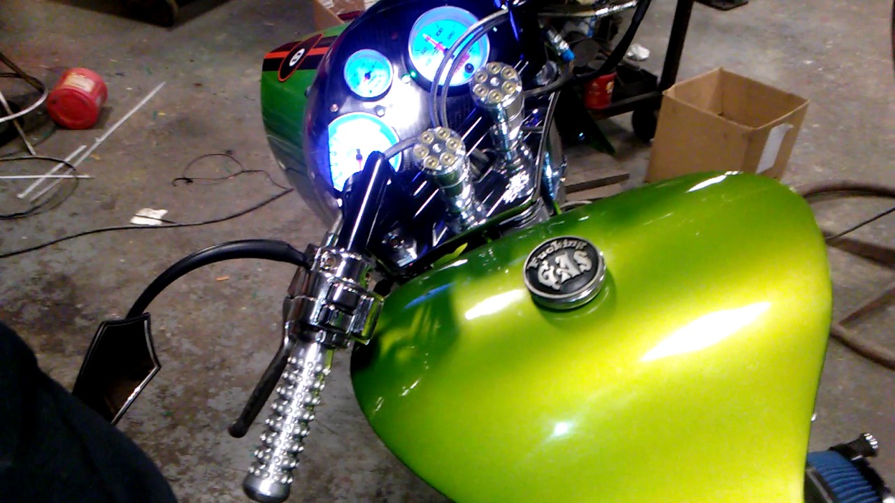 Custom 1989 Harley FXR - YouTube