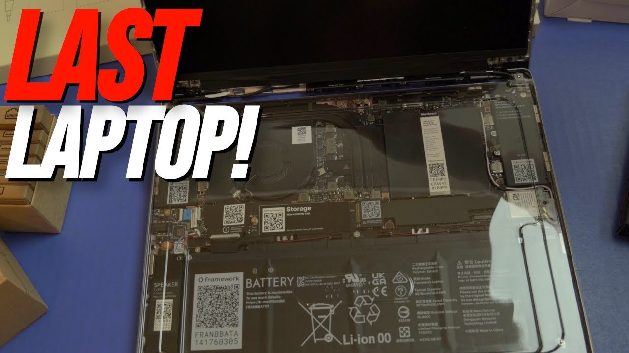 FINAL Laptop? Framework 13 Laptop Unboxing, Laptop Build, and Initial ...