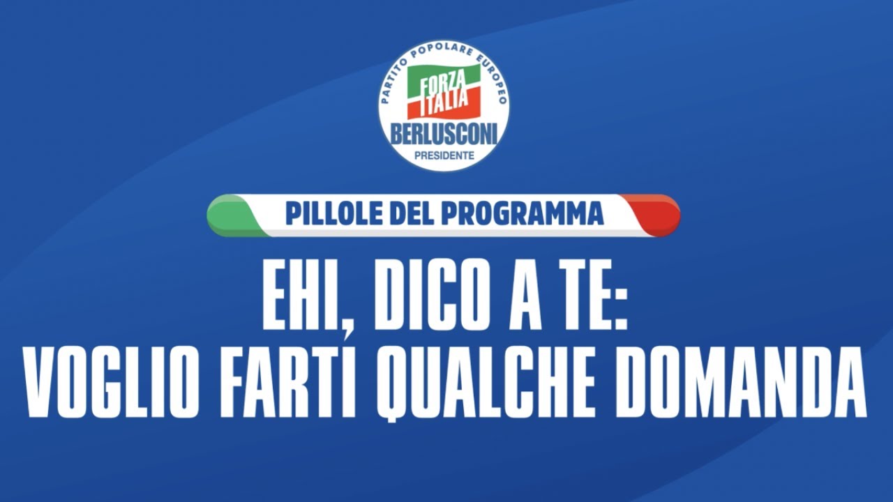 Ehi, dico a te: voglio farti qualche domanda - YouTube