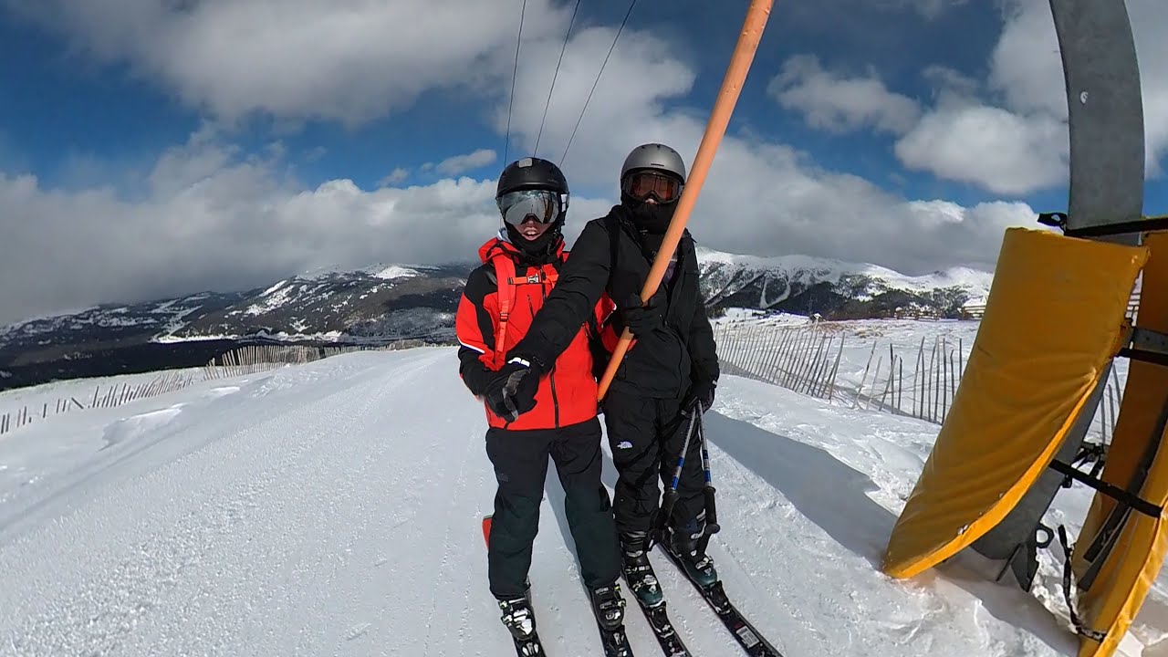 BEGINNERS FIRST EVER T-BAR LIFT @ COPPER MTN!!! - YouTube