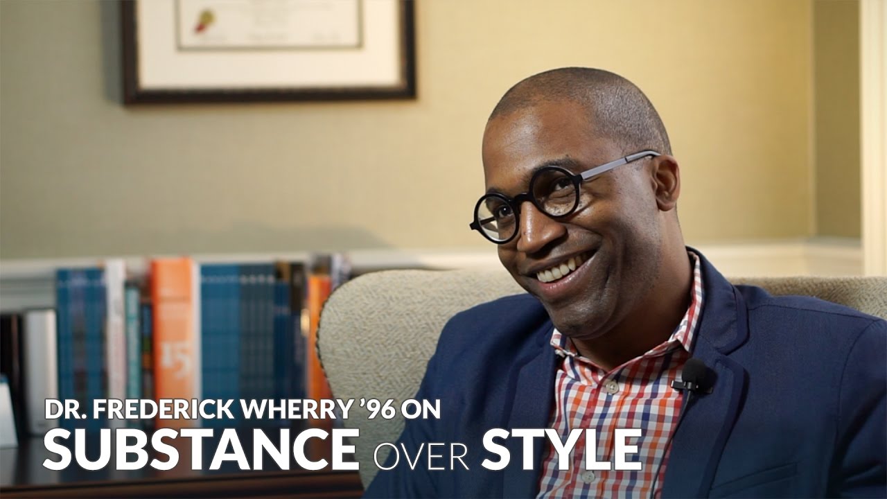 Dr. Frederick Wherry ’96: What it takes to get work done. - YouTube