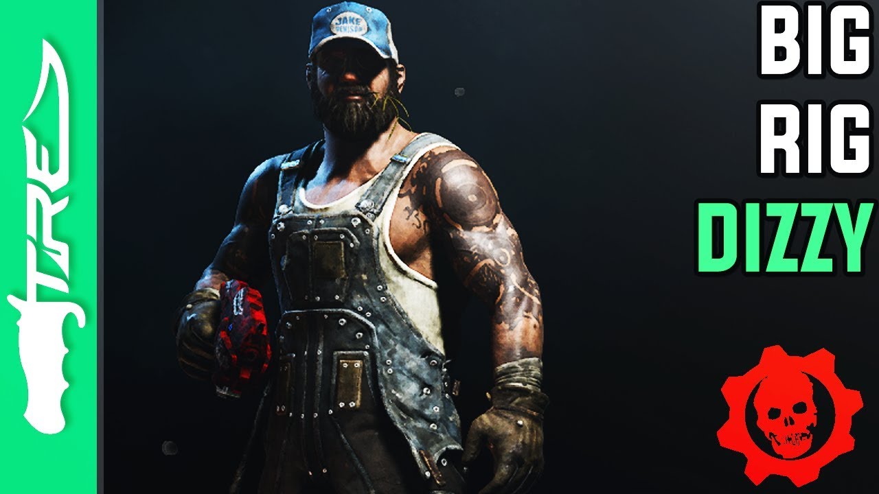 Gears of War 4 Multiplayer Gameplay - "Big Rig Dizzy" Character ...