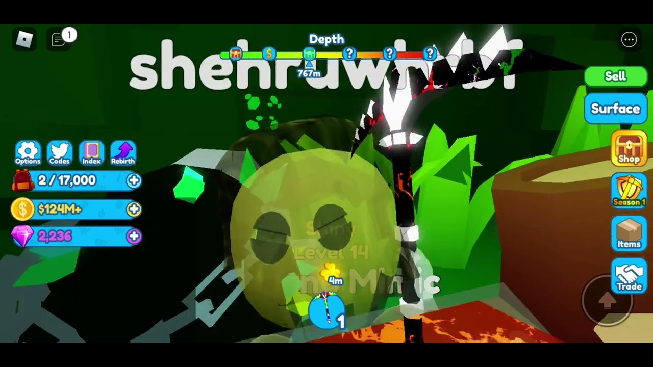 ROBLOX - Mining Simulator Gameplay - YouTube