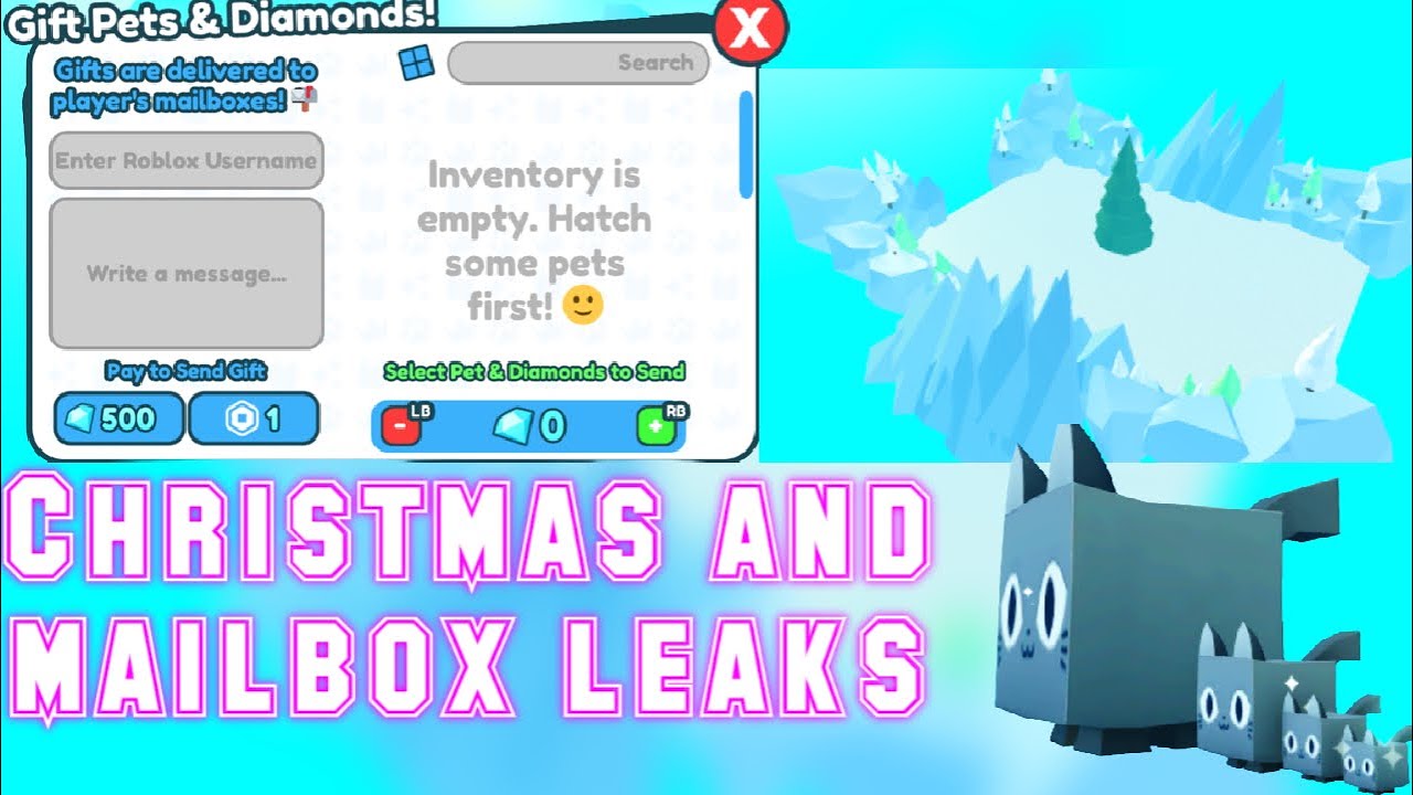 MAILBOX & CHRISTMAS EVENT LEAKS! Roblox Pet Simulator X - YouTube
