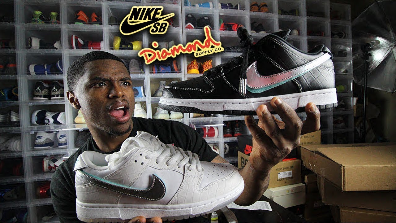 Nike SB Dunk low Diamond supply Review!! - YouTube