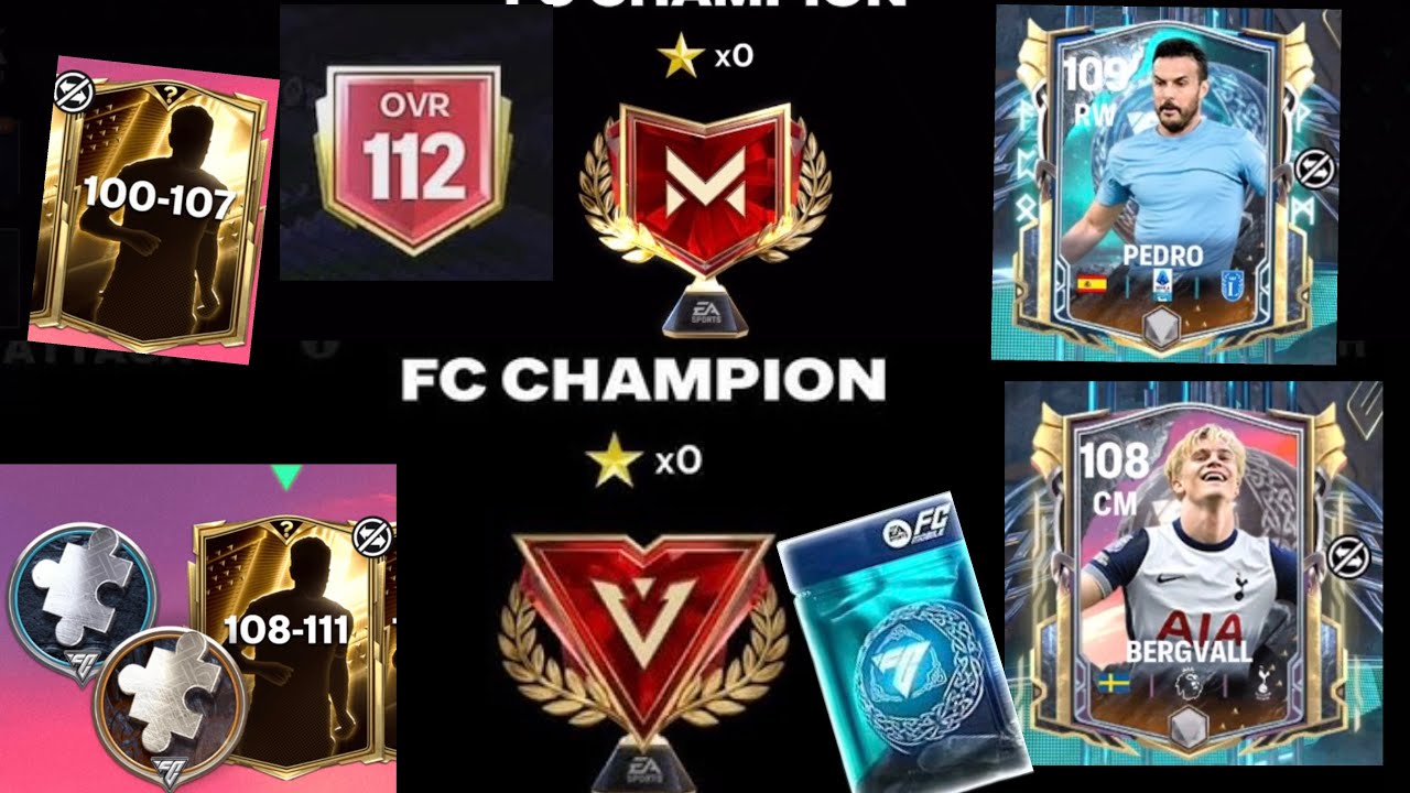 INSANE FC Mobile Upgrades! 112 OVR + FC Champion in two gamemode! - YouTube