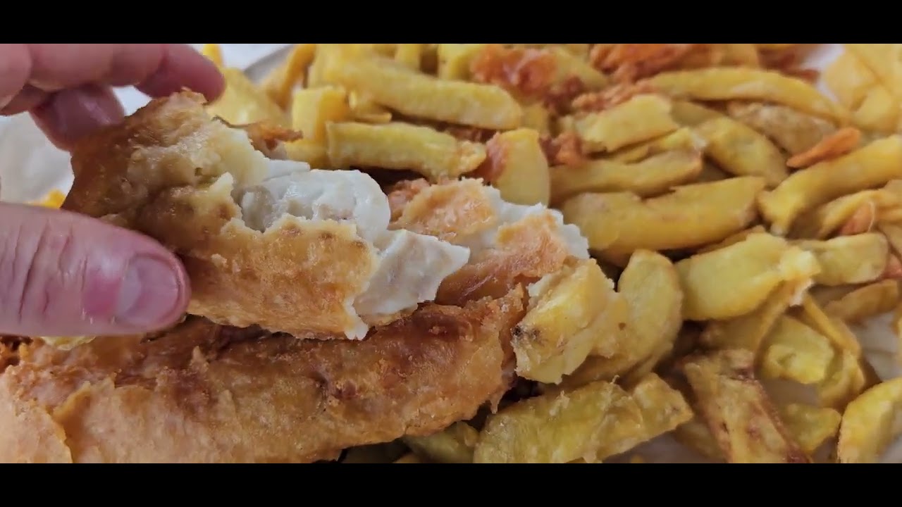 Food Review:Fish & Chips with Curry Sauce from The Codfather, Horsehay, Telford 8/7/24 - YouTube