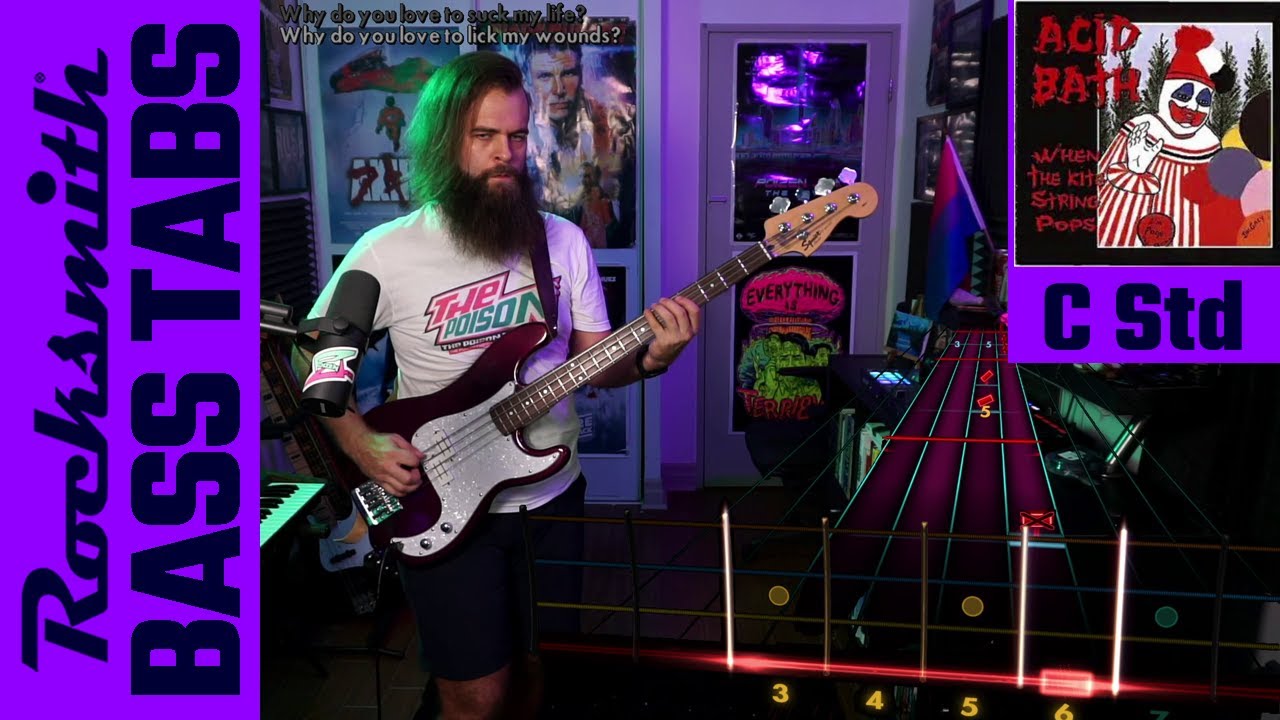 Acid Bath－Dope Fiend｜Bass Tabs [C Standard][Rocksmith] - YouTube