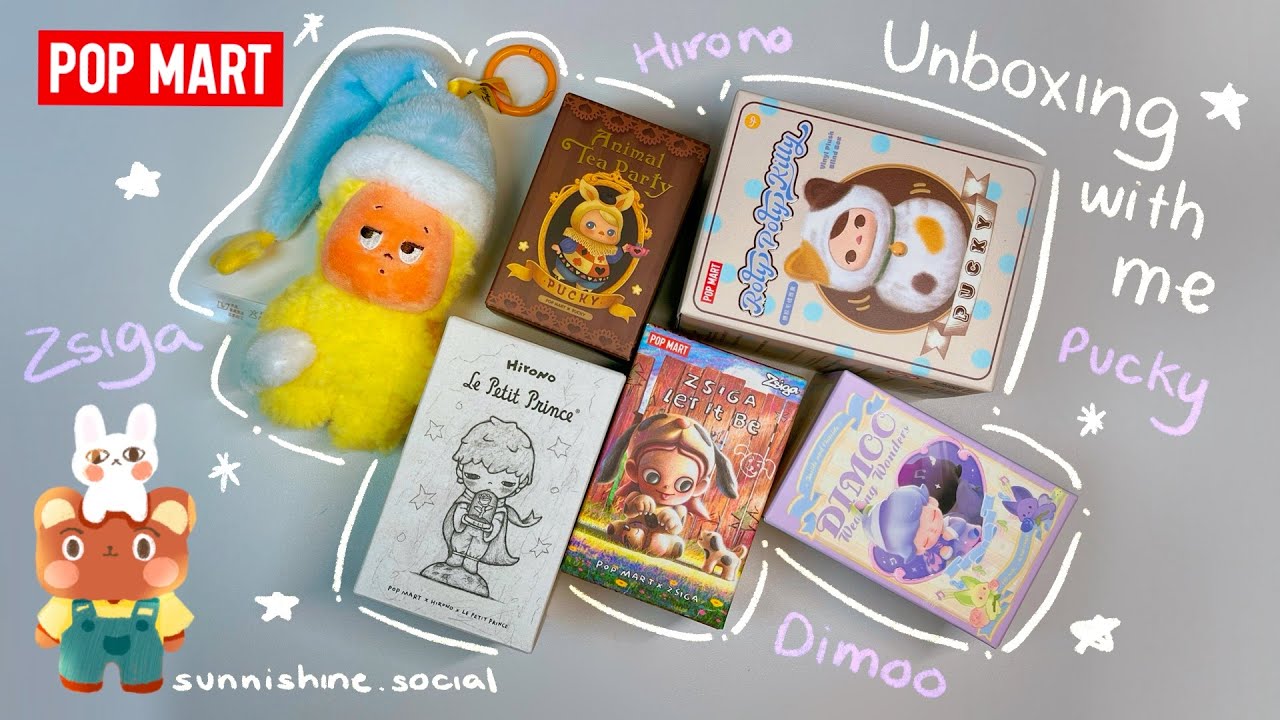 Unboxing - Popmart Random Blindboxs With Me | Sunnishine - YouTube