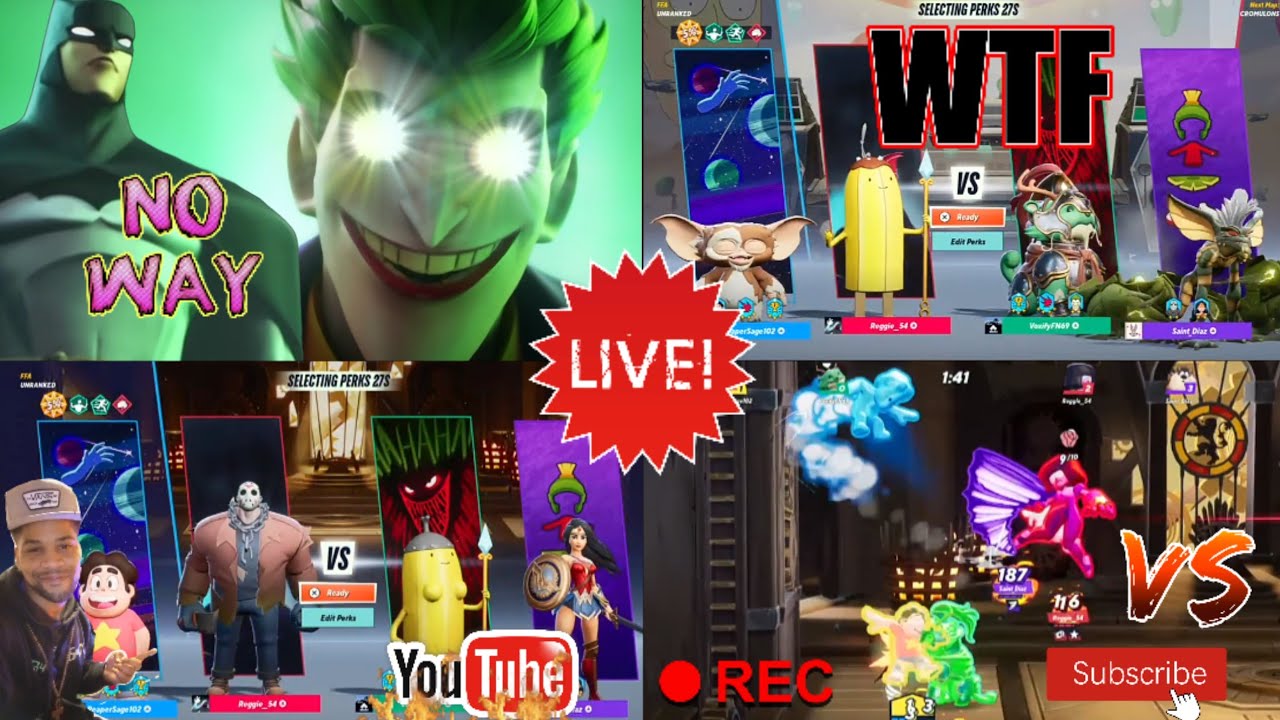 MULTIVERSUS LIVE- JOIN UP QUICK STREAM!!!!!! - YouTube