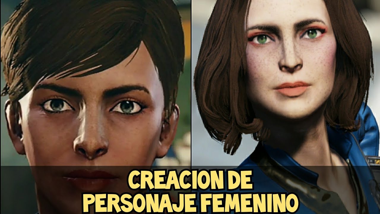 Fallout 76 - Creacion de Personaje Femenino Bonito Rapido | Cute Female ...