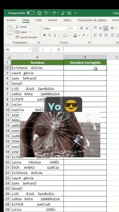 Corregir Nombres En Excel Superexcel Excel Tutorial Cursodeexcel