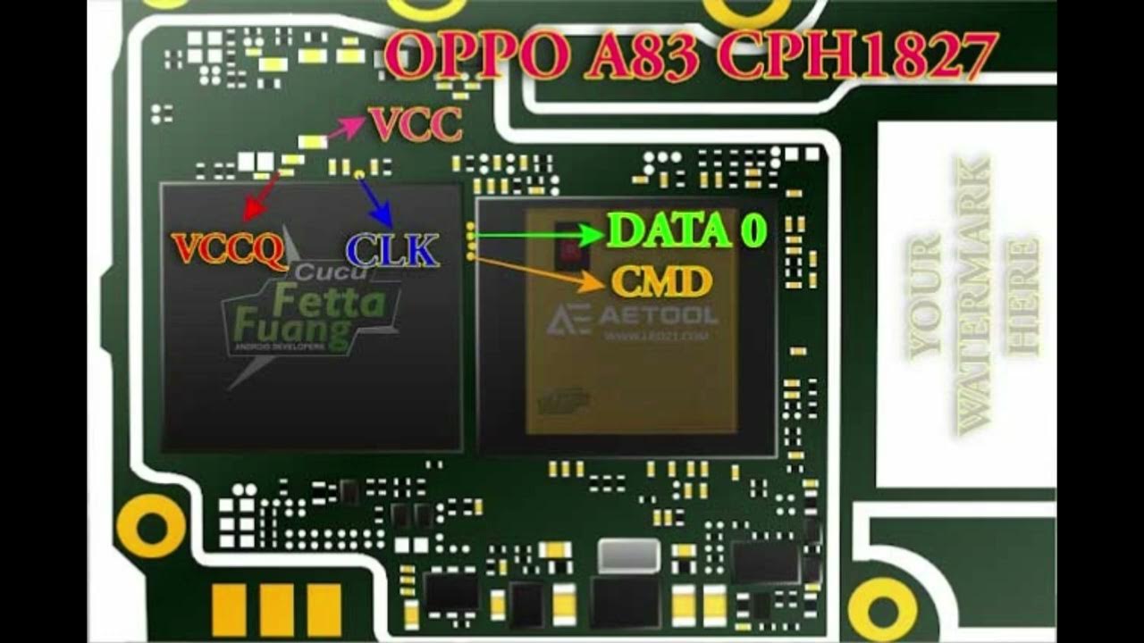 Oppo A83 CPH1827 CPH1729ISP PinOUT CPH1729 TEST POINT - YouTube