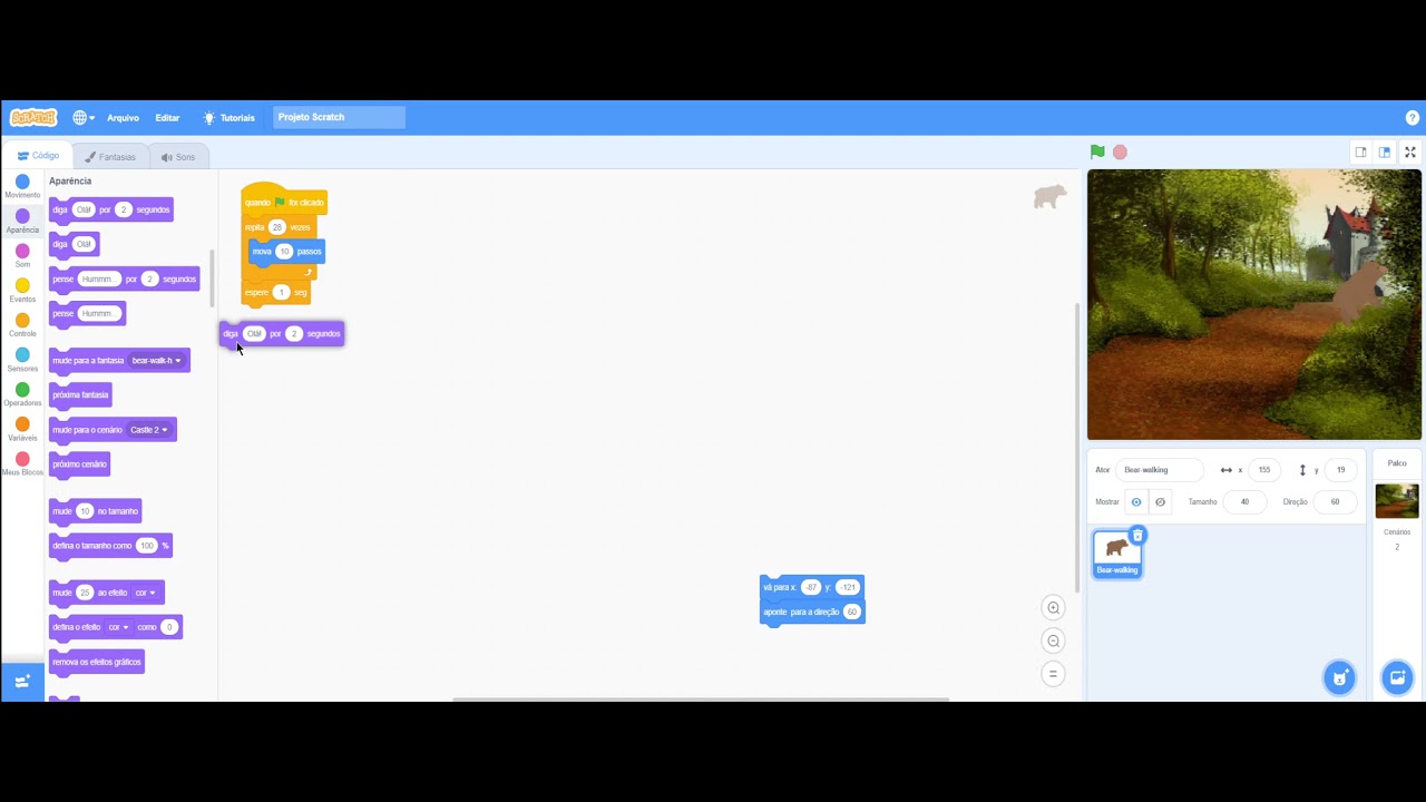 Tutorial Scratch | Como utilizar os Códigos no Scratch | PT.2 - YouTube