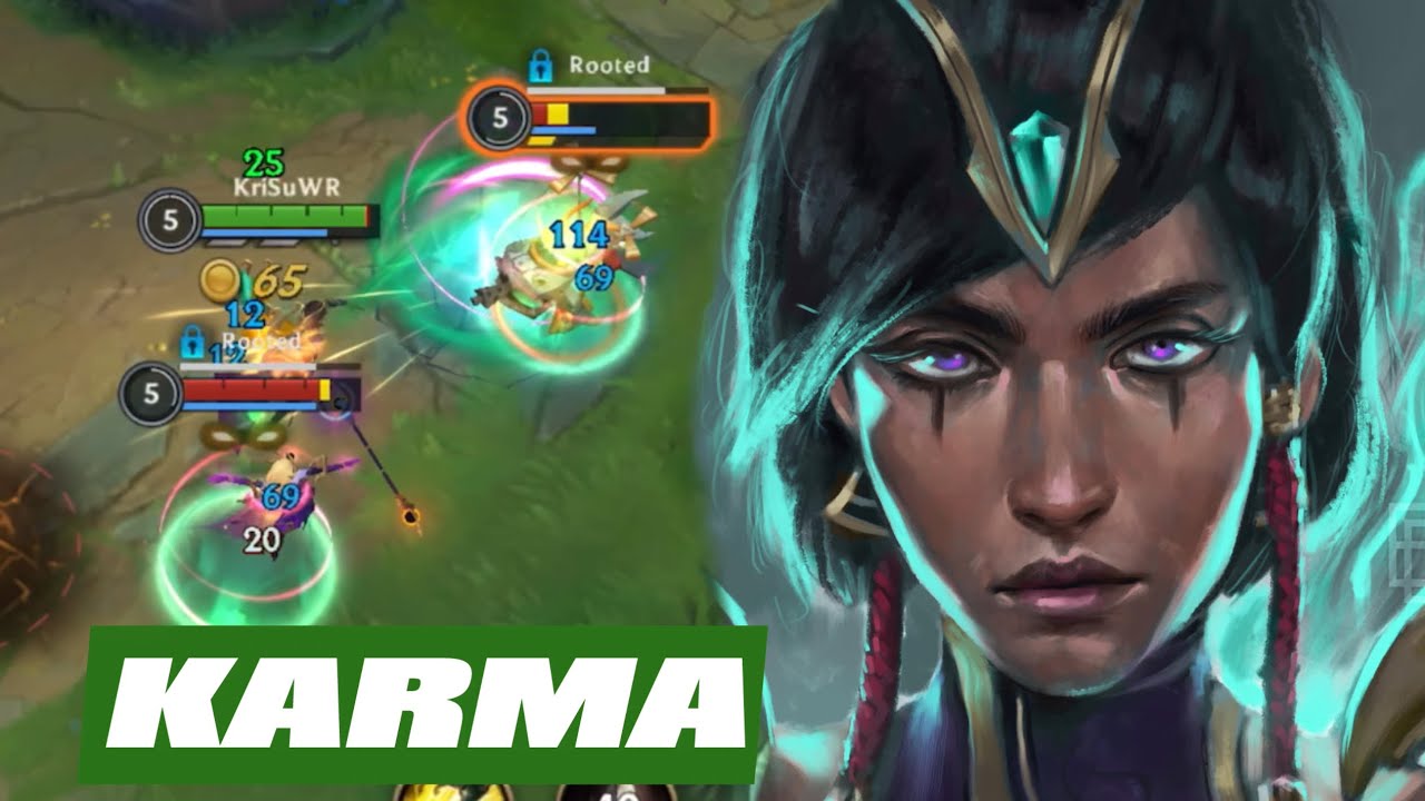 Wild Rift: KARMA GAMEPLAY IN SEASON 14 (BUILD & RUNES) | MVP - YouTube