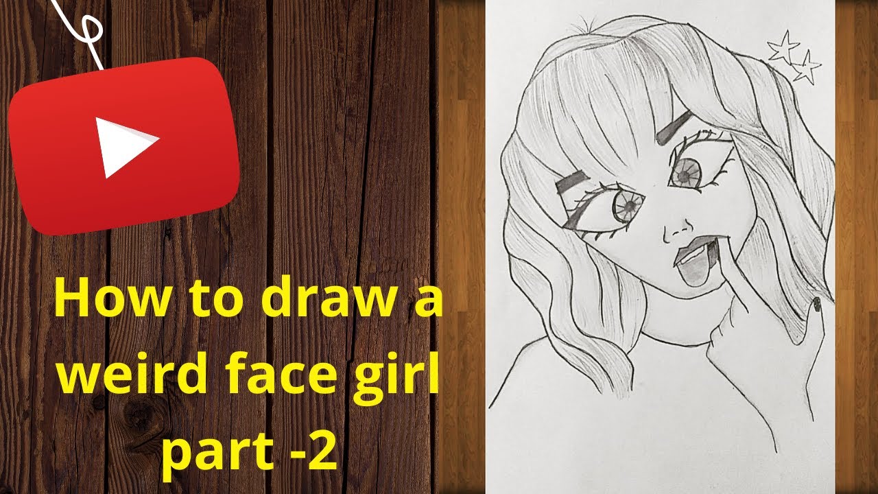 Weird Facial Expression Girl