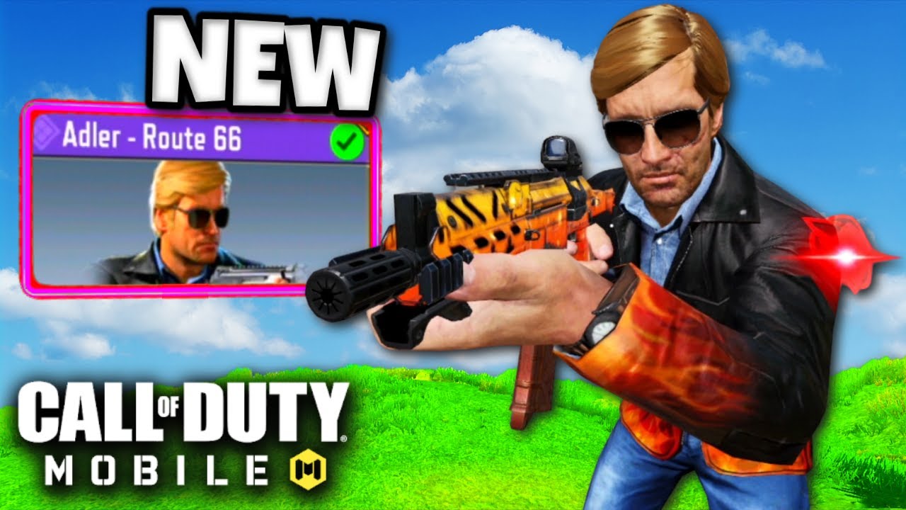 *NEW* ADLER - ROUTE 66 😍😍 | COD MOBILE | SOLO VS SQUADS - YouTube
