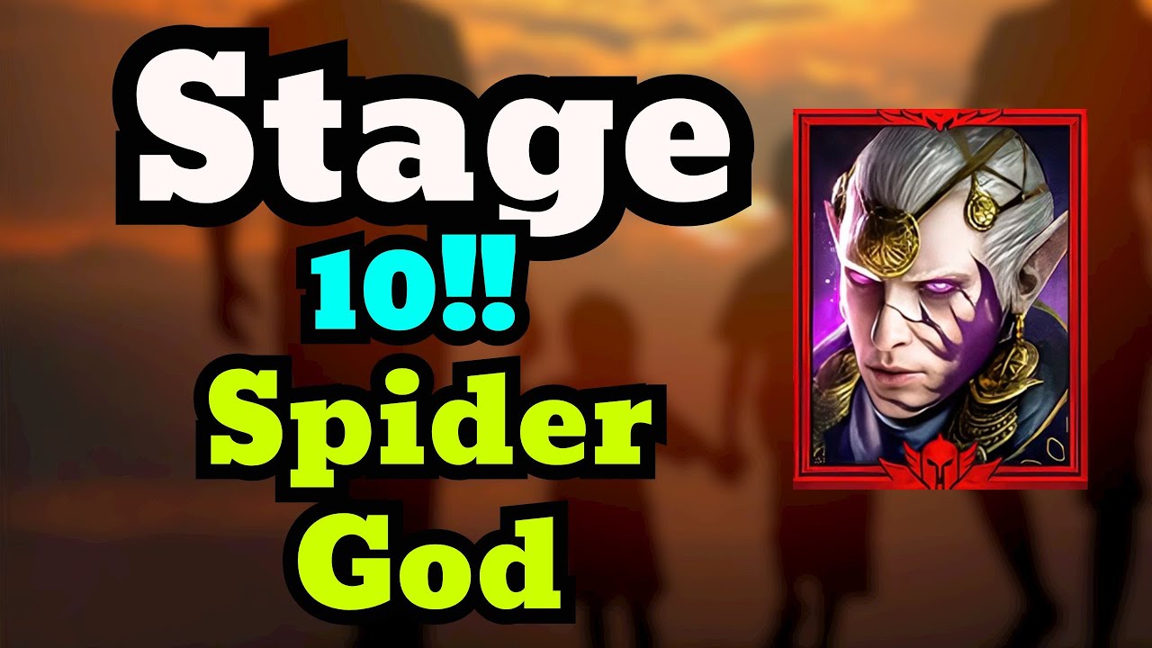 Spider God Stage 10 Now it gets Hard on Day.2 Speedrun!!!?!! F2P | Raid ...