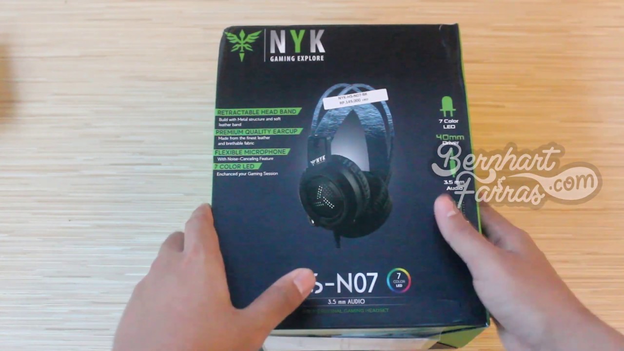 Unboxing Headset Gaming NYK HS-N07 | Membuka Kotak - YouTube