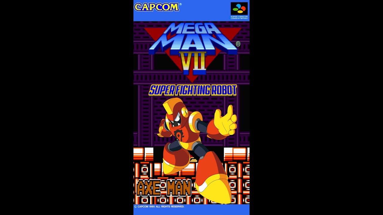 Mega Man: Super Fighting Robot - Axe Man (Mega Man 7 Style) - YouTube