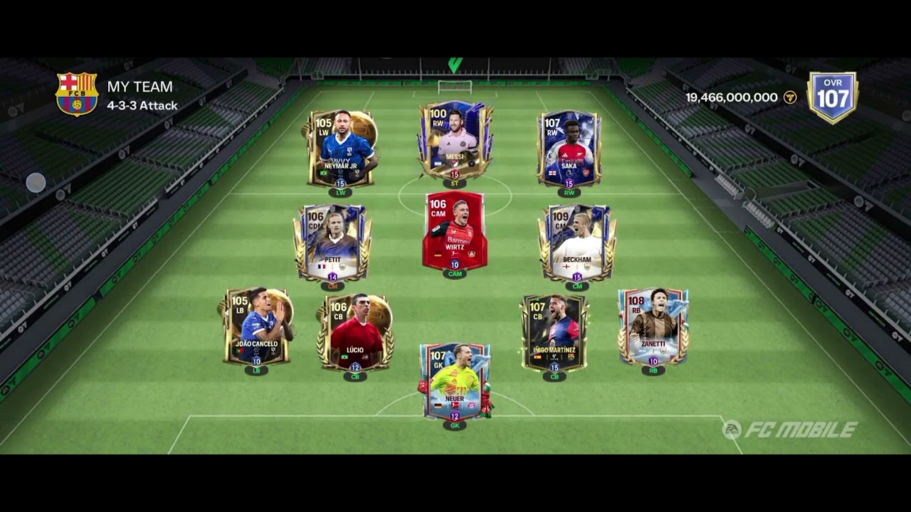 My fc mobile ultimate team - YouTube