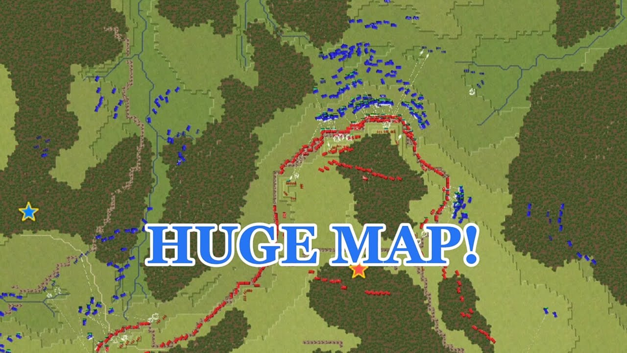 I made a map so big, it BROKE Lines of Battle! - YouTube
