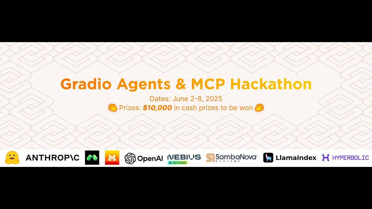 Hugging Face Gradio Agents & MCP Hackathon 2025 agent-demo-track - YouTube
