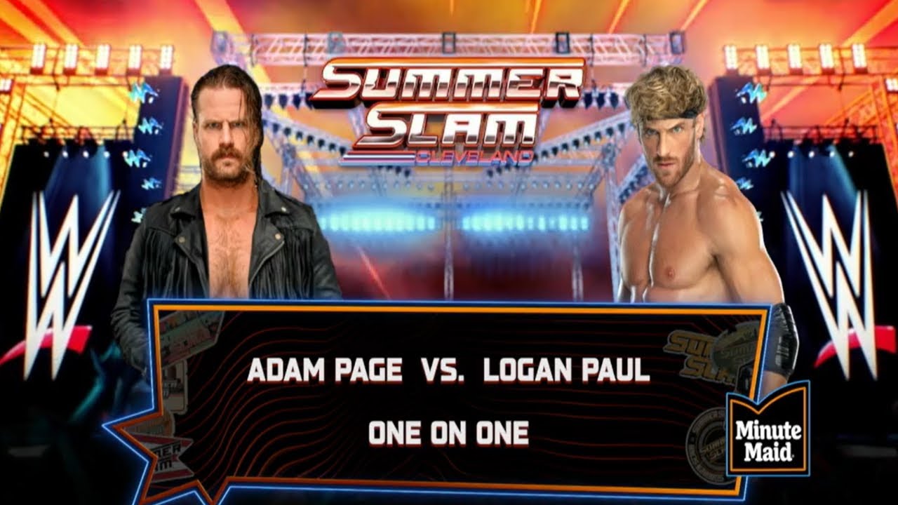 Hangman Adam Page vs Logan Paul ||WWE Dream Match - YouTube