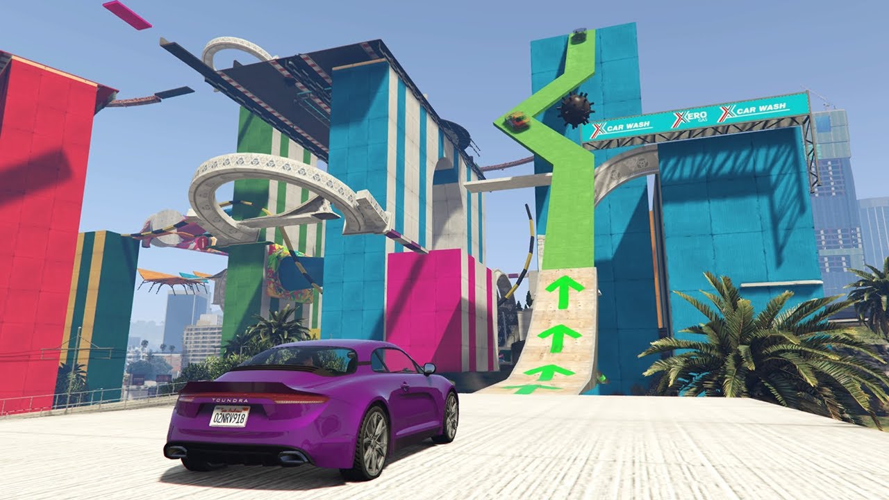 GTA 5 Online - Toundra Panthere Parkour | باركور ممتع قراند 5 - YouTube