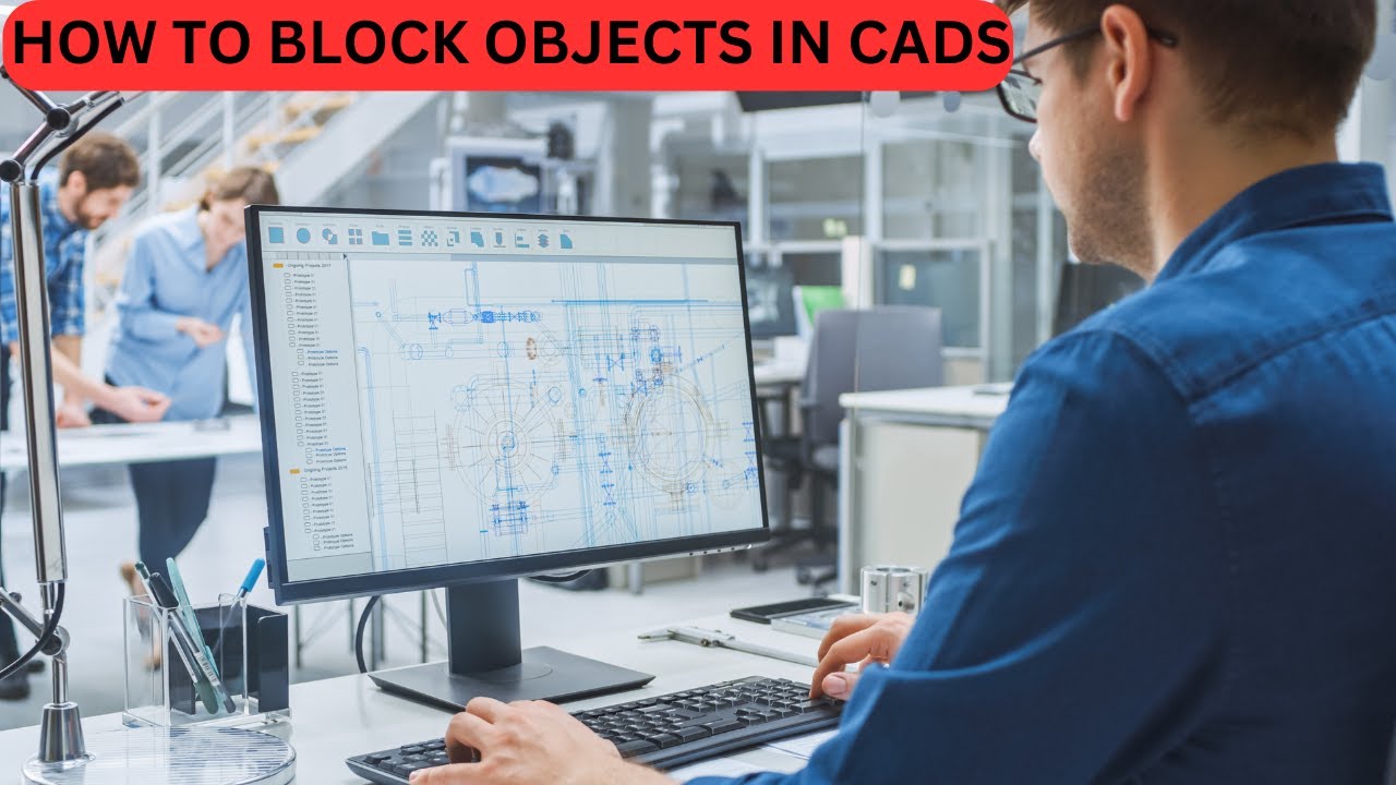 How to Block Objects in bricsCAD_AutoCAD - YouTube