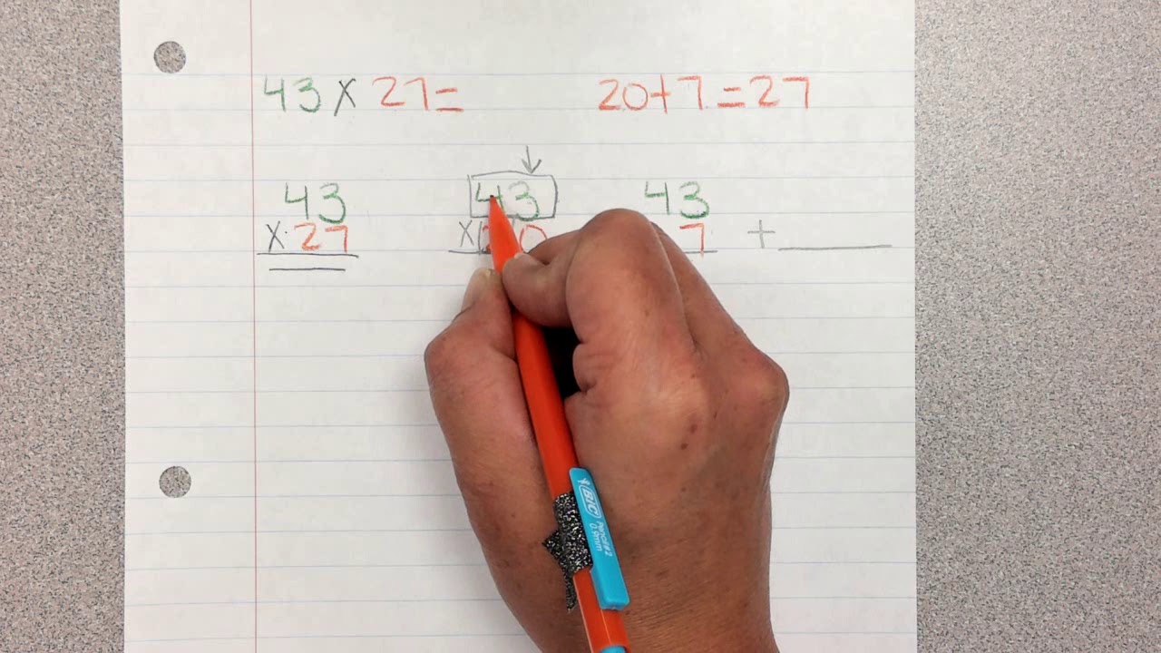 2 Digit Multiplication SPANISH - YouTube