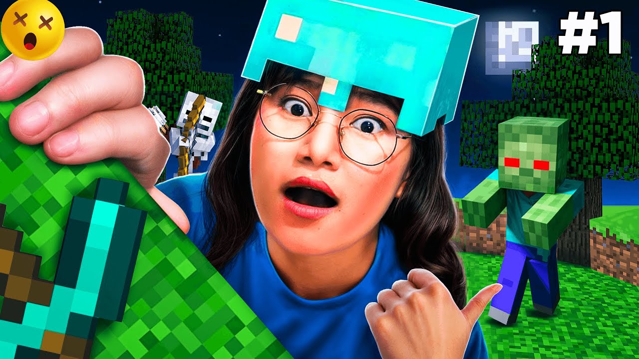 Minecraft Survival Series Ep. 1 | SURVIVING FIRST NIGHT - YouTube